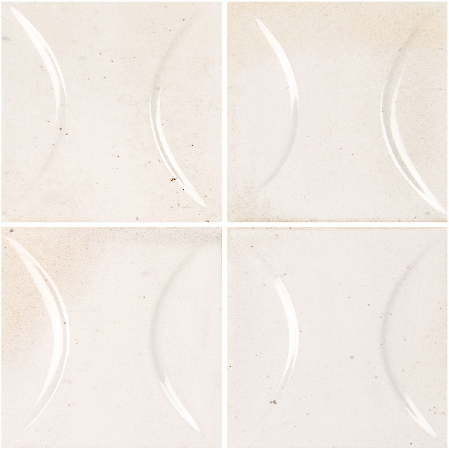 Antique White Relief 6" x 6" Porcelain Tile – AquaTiles