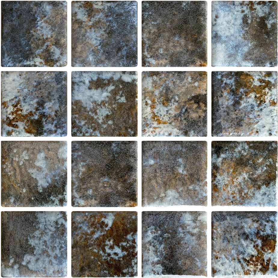 Cotto Gray 3" x 3" Porcelain Pool Tile – AquaTiles