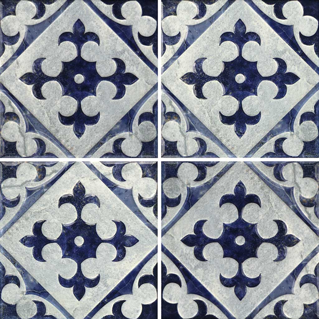 Flora Vera 6" x 6" Porcelain Tile – AquaTiles