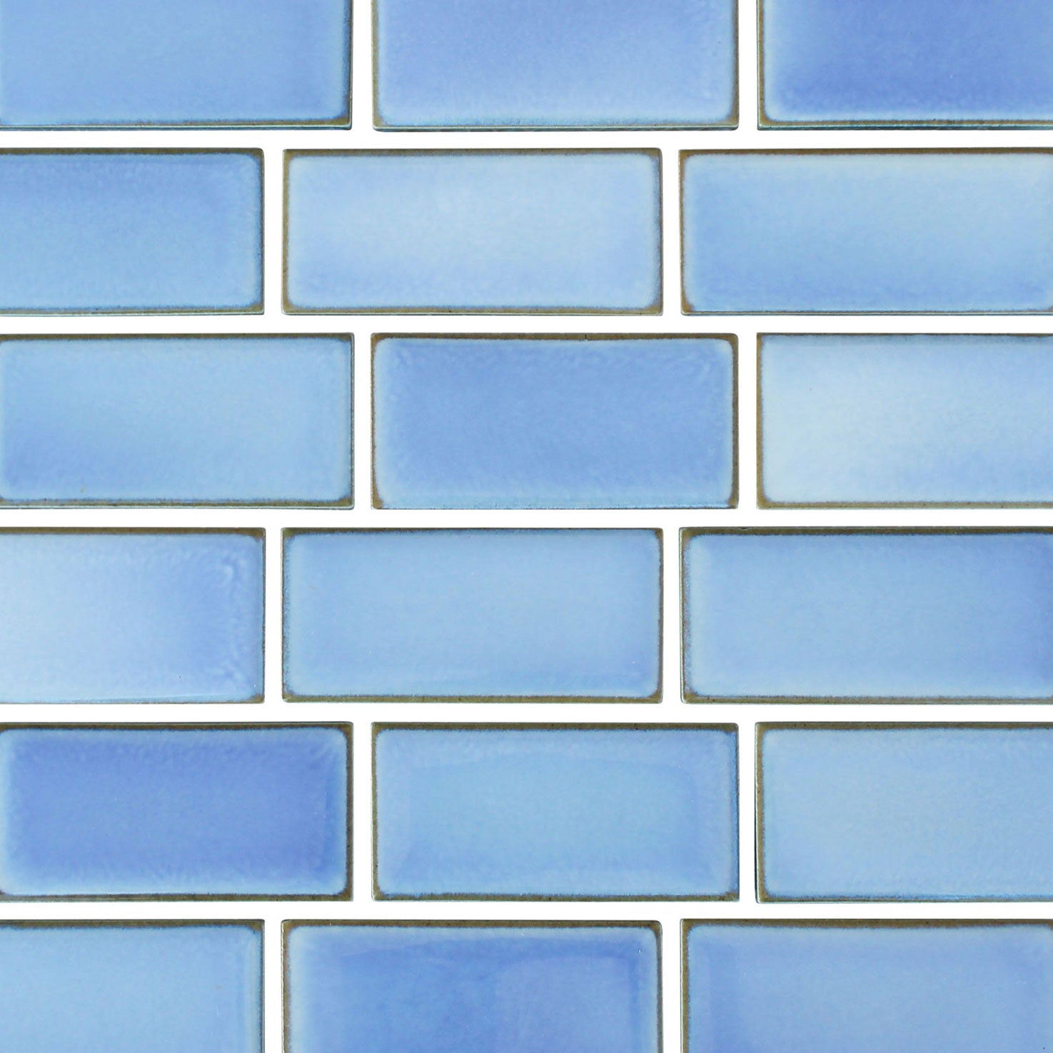 Glacier Blue 2" x 4" Porcelain Pool Tile – AquaTiles