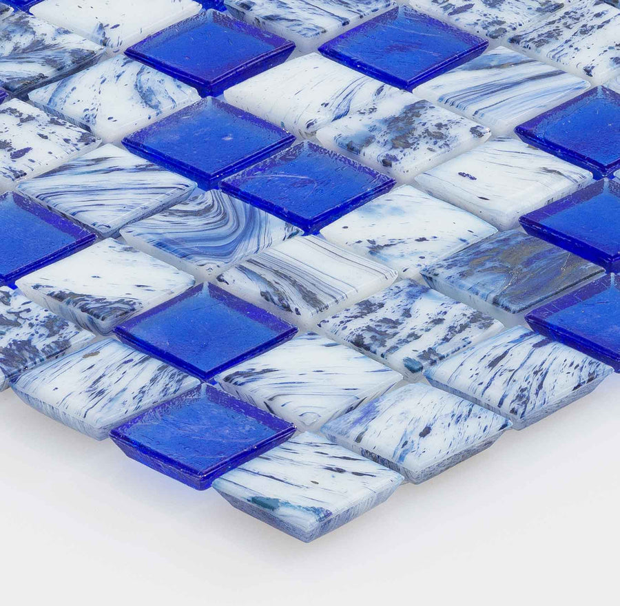 Maui 1" x 1" Stacked Glass Tile – AquaTiles