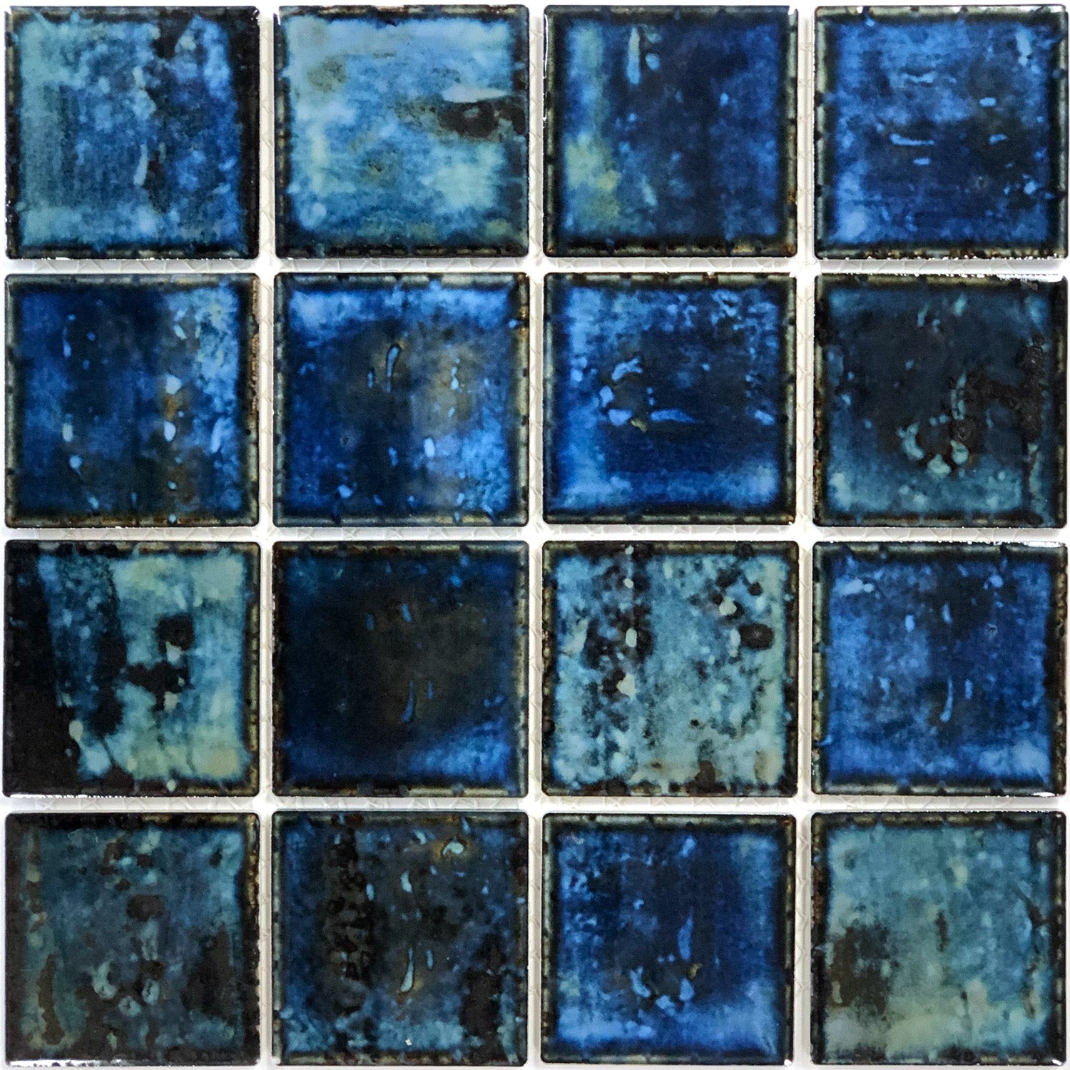 Oyster Blue 3" x 3" Porcelain Pool Tile – AquaTiles