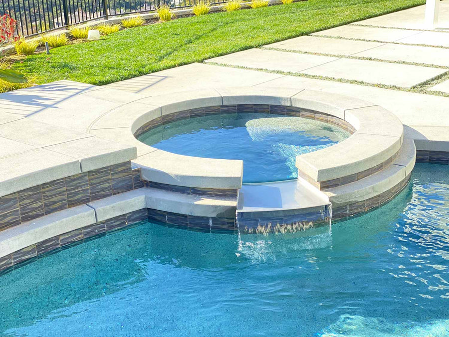 Barbados Brown 6x6 Porcelain Pool Tile – AquaTiles