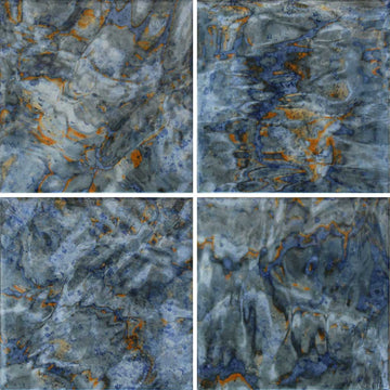 Blue Quartz 6" x 6" Porcelain Pool Tile – AquaTiles