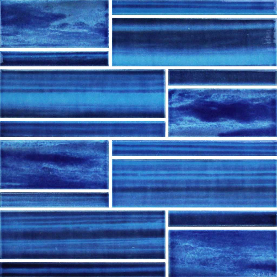 Waterline Pool Tile - Porcelain and Glass Mosaics – AquaTiles