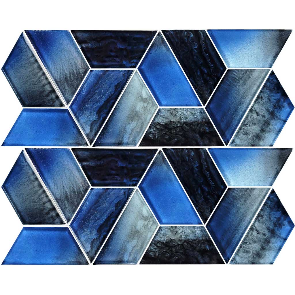 Dimension Dusk Blue Glass Tile – AquaTiles