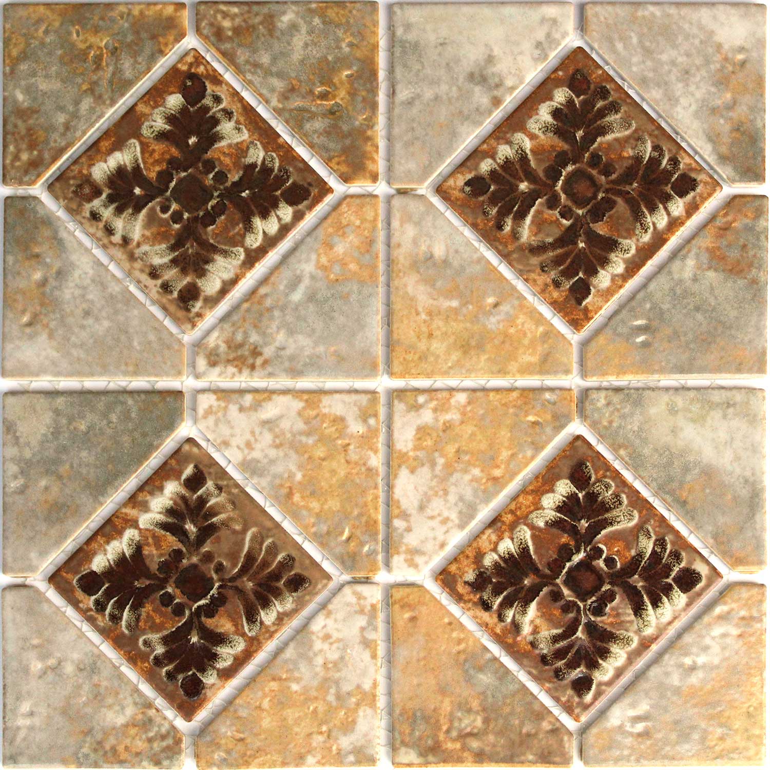 Gold Decorative 6" x 6" Pool Tile – AquaTiles