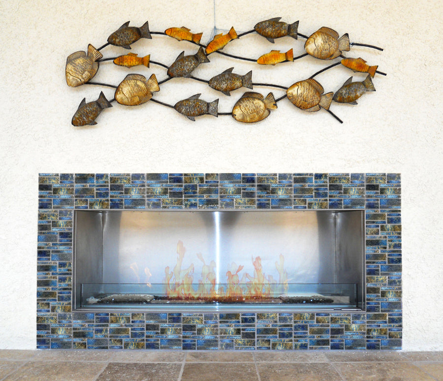 Summer Blue Random Block Porcelain Waterline Pool Tile – AquaTiles