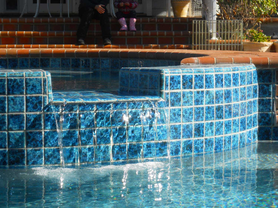 Marine Water Waves 3" x 3" Porcelain Pool Tile – AquaTiles