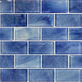 Misty Blue 2" x 4" Subway Glass Tile – AquaTiles
