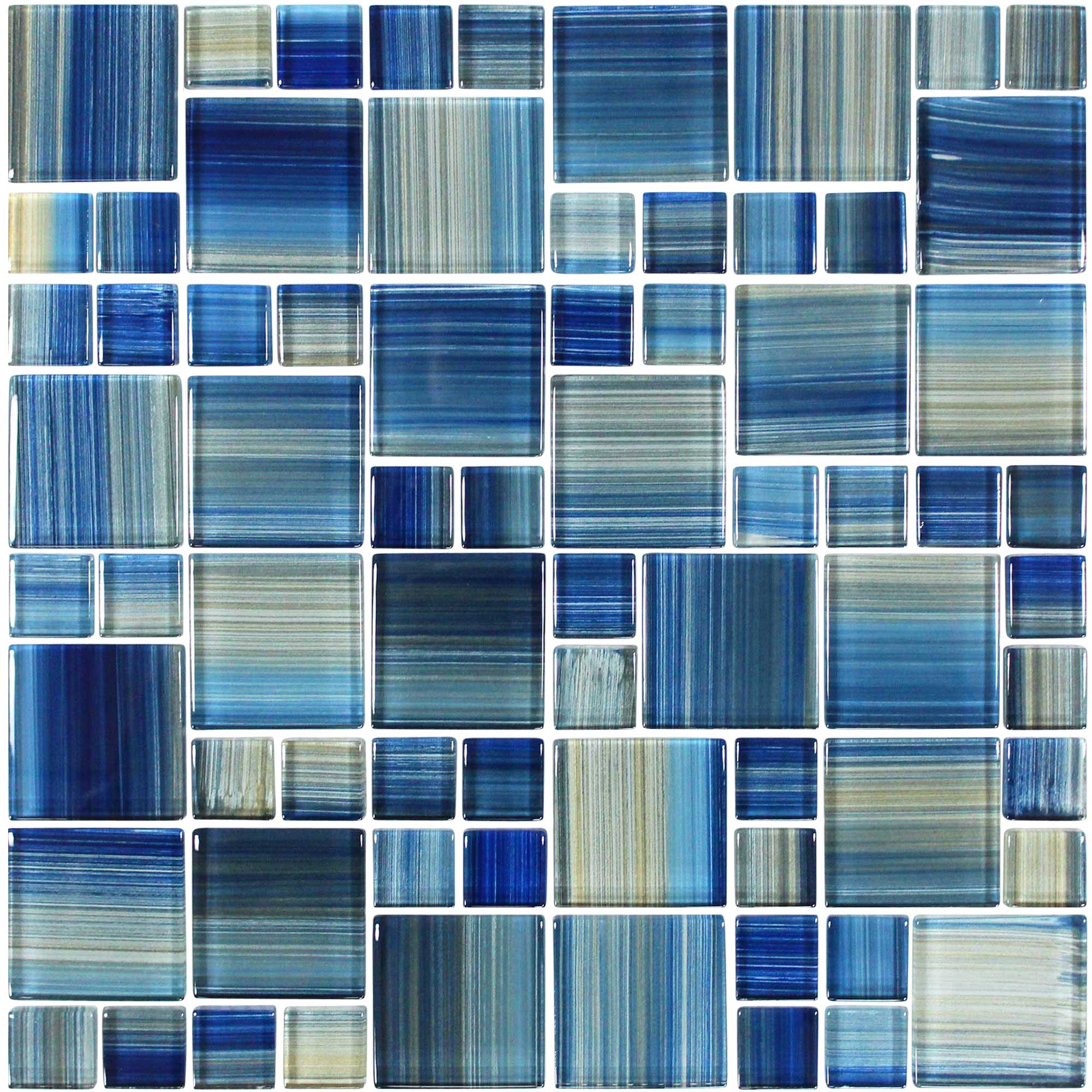 Neptune Blocks Glass Tile – AquaTiles