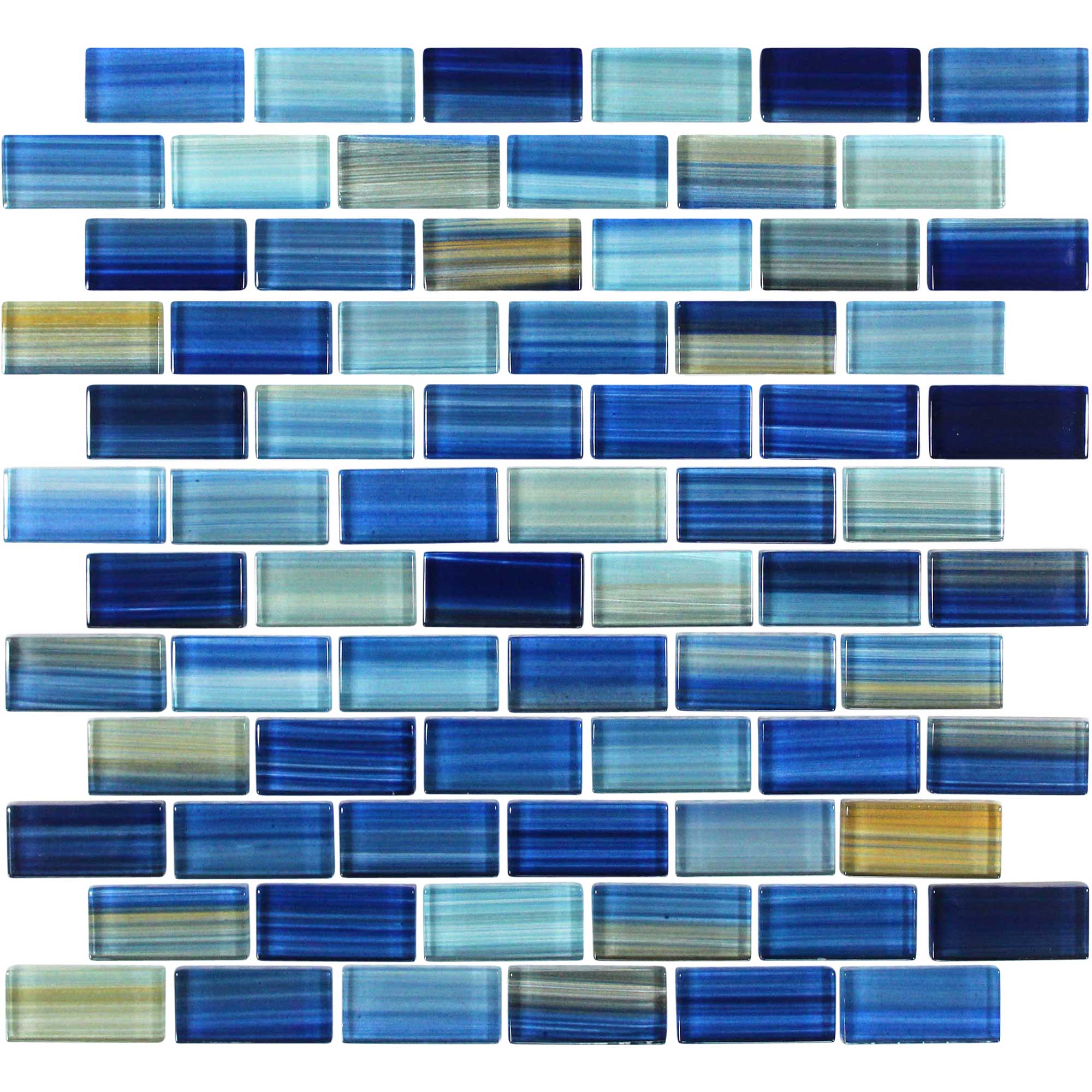 Neptune Seas 1" x 2" Glass Tile – AquaTiles