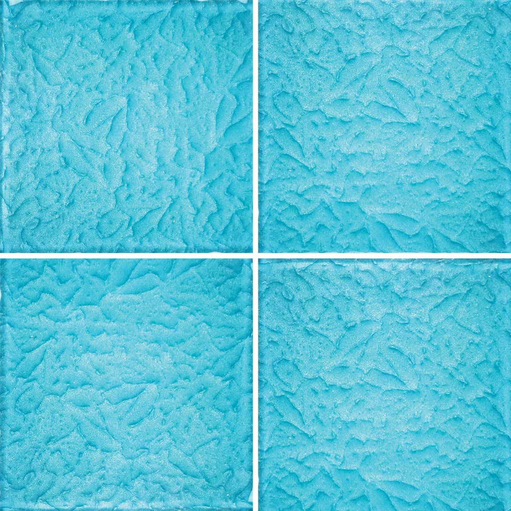 Ocean Waves Turquoise 6x6 Glass Tile – AquaTiles