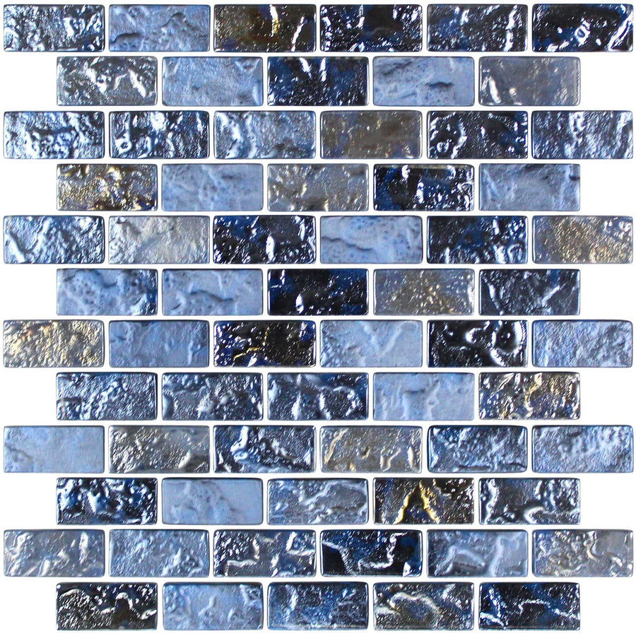 Oceana Seas 1" x 2" Iridescent Glass Tile – AquaTiles