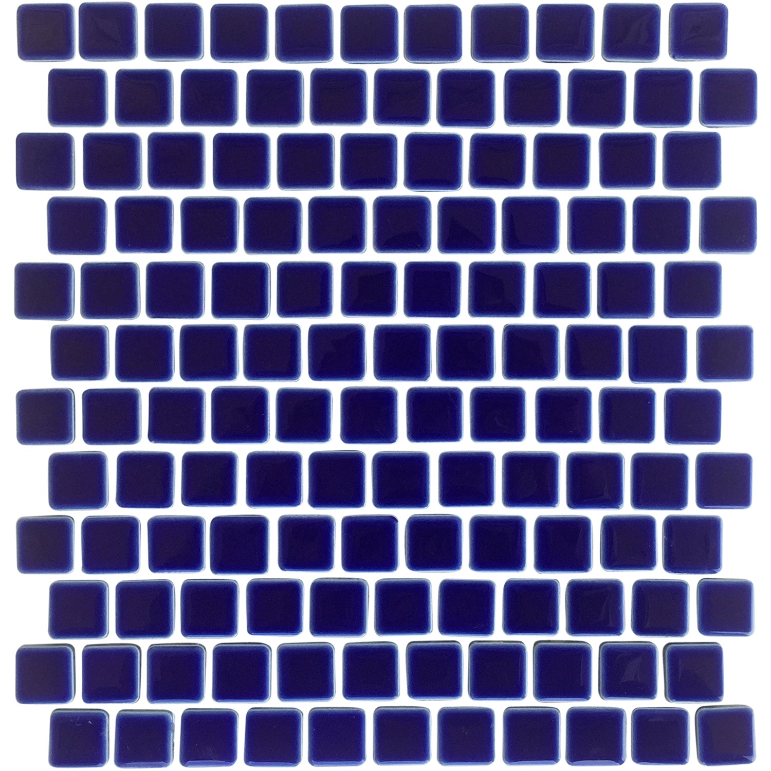 Cobalt blue 1" x 1" Porcelain Pool Tile – AquaTiles