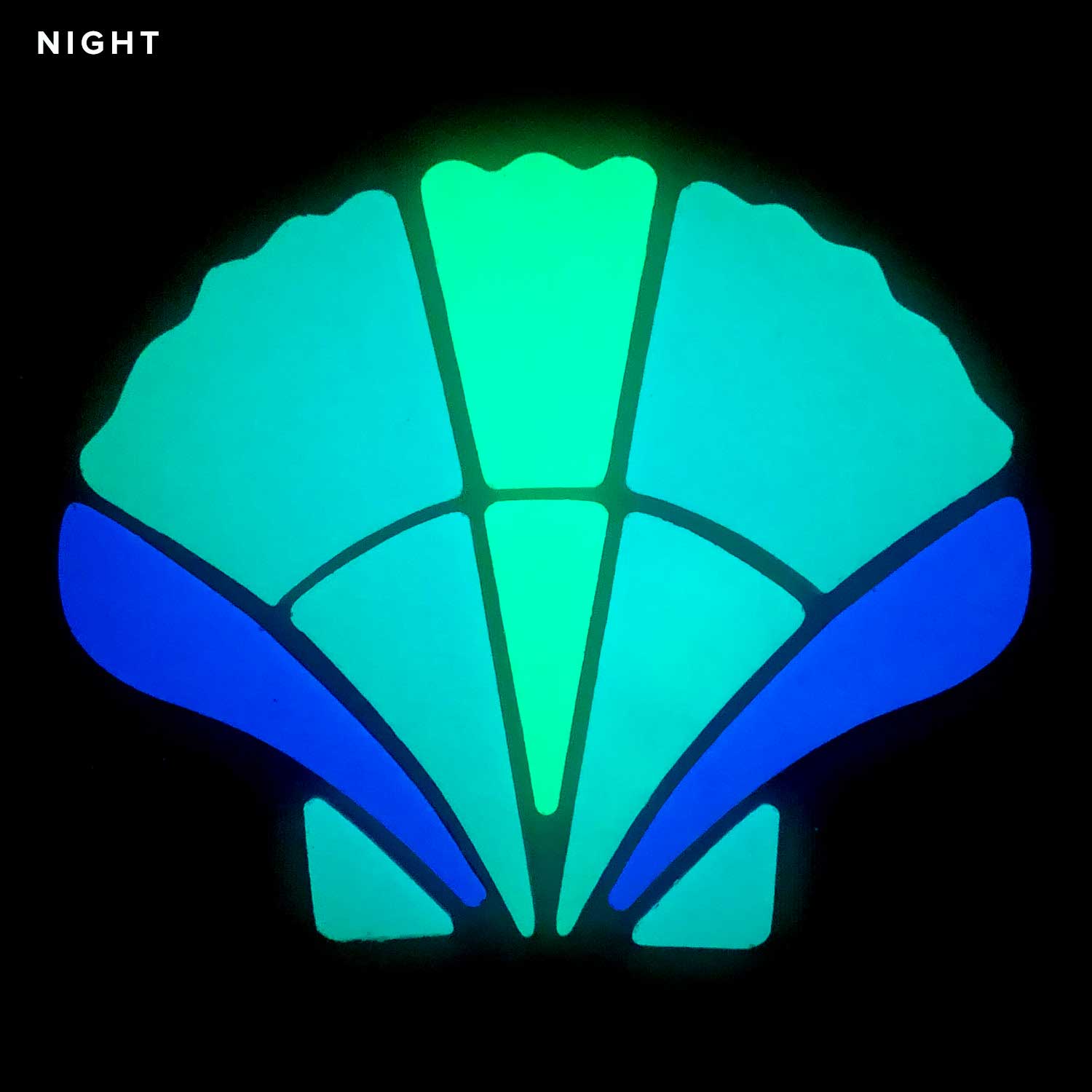 Scallop Shell Glow in the Dark Pool Mosaics – AquaTiles