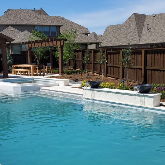 White 1" x 1" Porcelain Pool Tile – AquaTiles