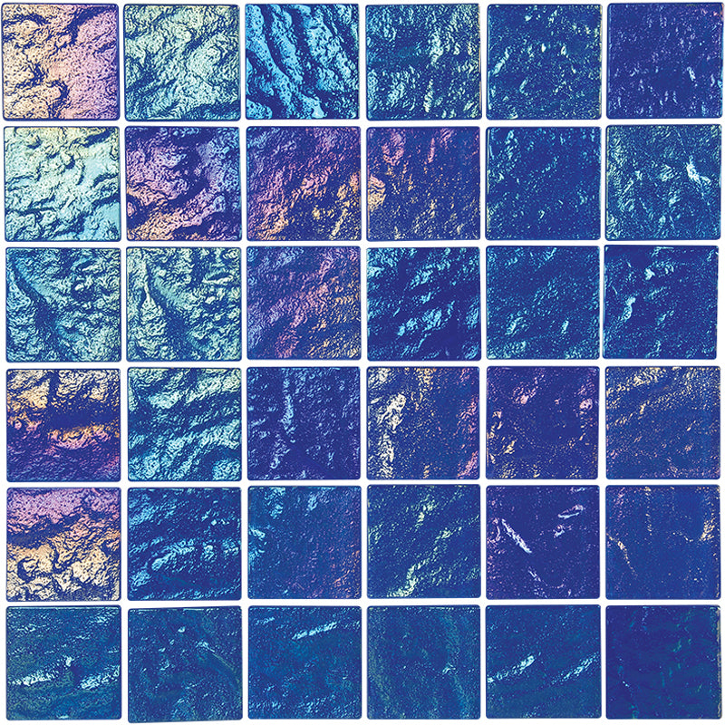 Blue Lightwave 2" x 2" Glass Tile – AquaTiles